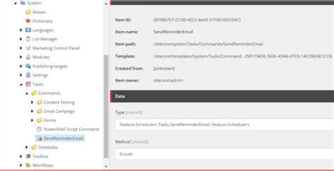 Create A Scheduled Task In Sitecore Perficient Blogs