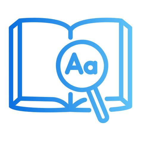 Grammar Generic Gradient Outline Icon