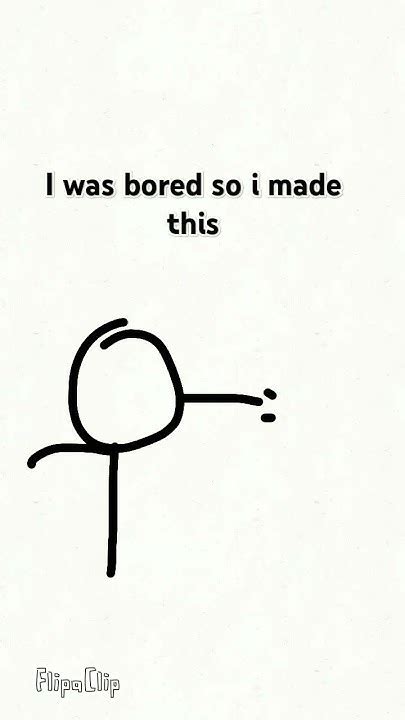Me Bored Me Make Stickman Animation Youtube