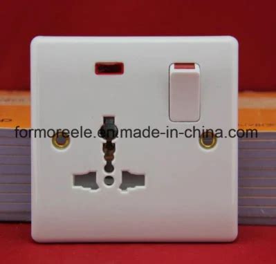 A Multi Function Switched Socket European Wall Socket China A Switch Socket And British