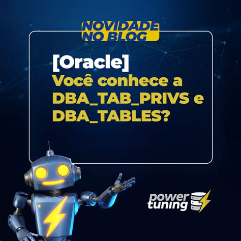 [oracle] Grant Você Conhece A Dba Tab Privs E Dba Tables Power Tuning