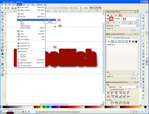Clown Fish Cafe How To Create Layered Text With A Shiny Highlight In Inkscape
