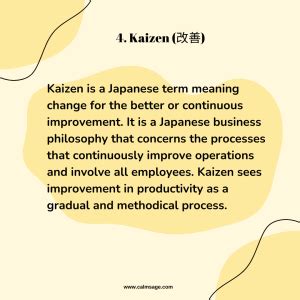 What Is Kaizen Discover The Japanese Philosophy For Positive Change