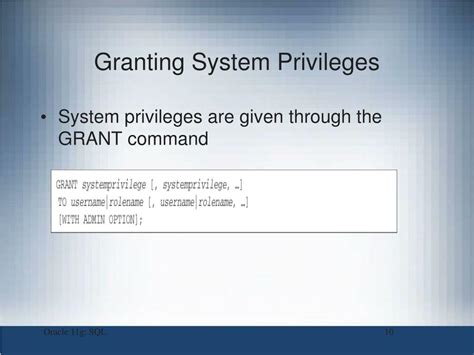 Ppt Oracle 11g Sql Powerpoint Presentation Free Download Id 5387398
