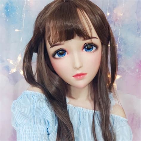 Mo 01 여성 달콤한 소녀 수지 반 머리 Kigurumi Bjd 눈 크로스 드레스 코스프레 일본 애니메이션 역할 로리타