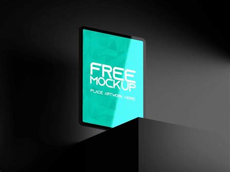 Dark Background Apple Ipad Mockup Mockup Love
