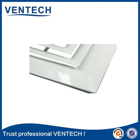 Square Ceiling Diffuser Punching Type 4 Way Ceiling Diffuser Air