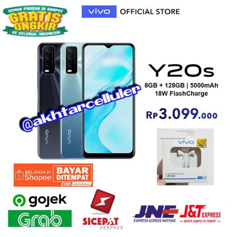 Jual Vivo Y S RAM GB GB Garansi Resmi Vivo Indonesia Shopee Indonesia