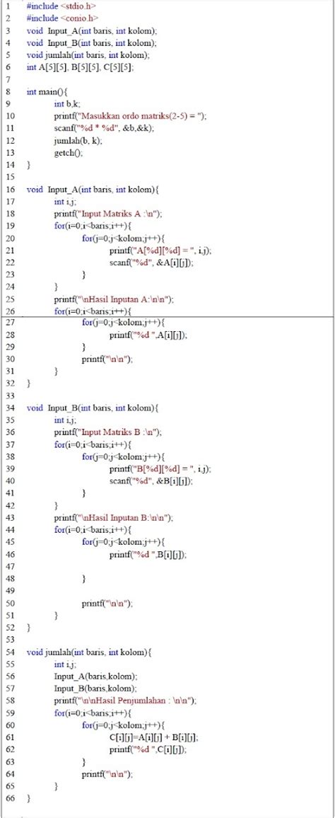 Latihan Program Array Bahasa C Rumah It