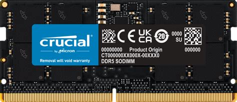 Crucial 16GB DDR5-5200 SODIMM | CT16G52C42S5 | Crucial UK