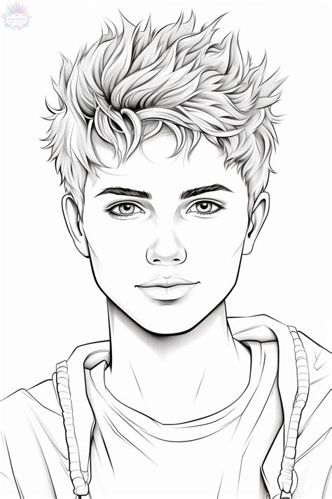 Menino Desenho Para Colorir