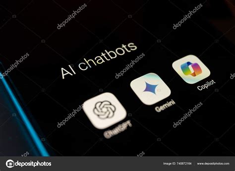 Kaunas Lithuania 2024 August Artificial Intelligence Assistant Language Models Smartphone