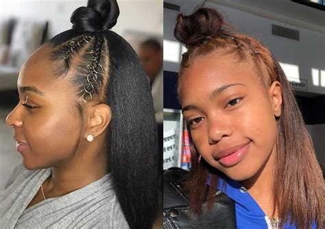 Cute Hairstyles For Black Girls With Straight Hair