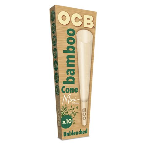 Ocb Cones And Rolling Papers Ocb Bamboo Cones Mini Size [10pk] Leafly