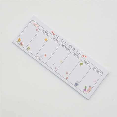 Weekly Planner Agenda Material Escolar Caderno Sch Grandado