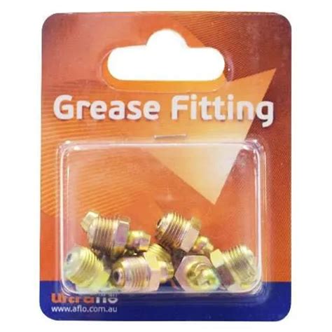 M X Straight Grease Nipple Pack A FLO Equipment