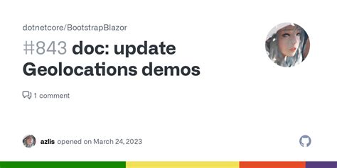 doc update geolocations demos · issue 843 · dotnetcore