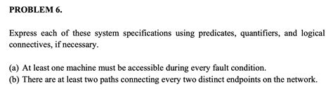 Solved Problem 6 Express Each Of These System