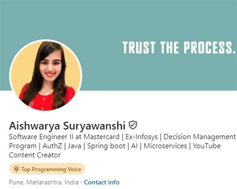 Aishwarya Suryawanshi On Linkedin Topprogrammingvoice