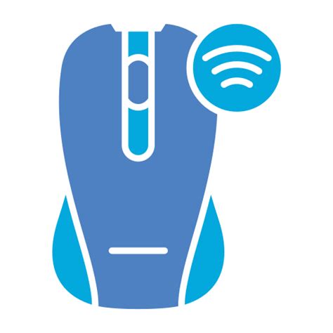 Wireless Mouse Generic Blue Icon