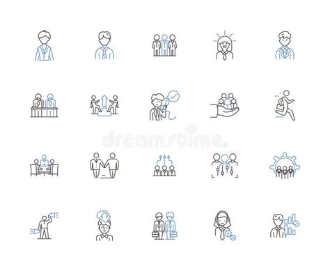 Task Management Outline Icons Collection Organizing Planning