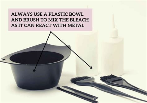 What Ratio Of Bleach To Developer Do I Use Mixing Bleach Safely At H Hair Everyday