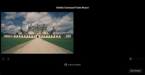 Embla Carousel Fade Examples Codesandbox