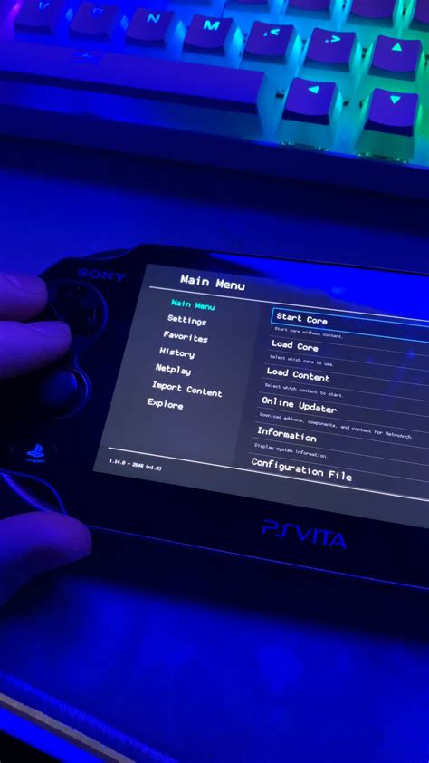 Retroarch Not Letting Me Navigate Menu On Psvita V1 14 0 R Retroarch