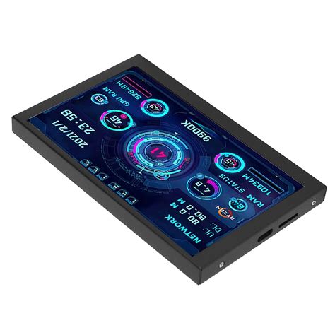 pc cpu data monitor 5in ips usb c type c for aida64 temperature display