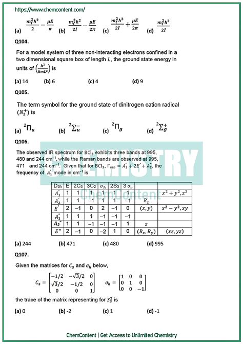 Csir Net Chemistry November 2020 June 2020 Question Paper With Answer Key Pdf