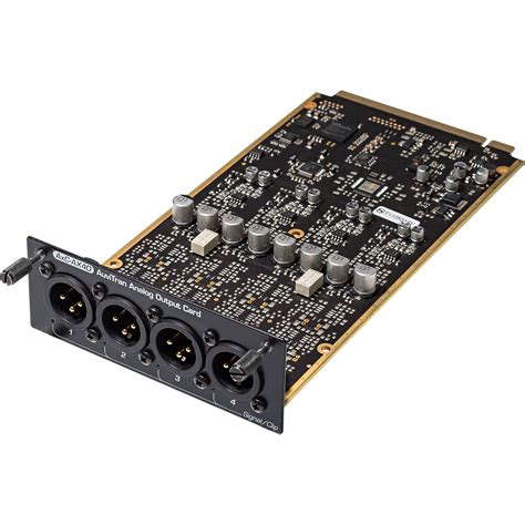 AuviTran Analog Output Card With 4 Out On 4X XLR AXC AX4O B H