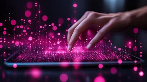 Futuristic Digital Landscape Showcasing Interconnected Networks And Abstract Data Streams