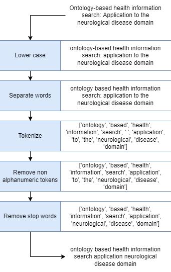 Text Processing Pipeline Execution Before Comparing Publications