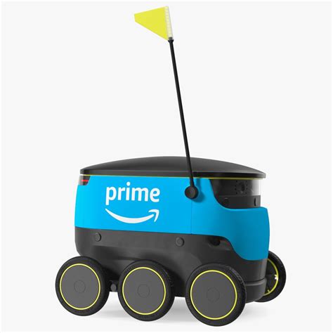 Self Driving Robot Delivery Blue Rigged 3d Model 59 Max Free3d