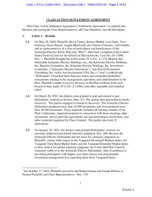 Fillable Online CLASS ACTION SETTLEMENT AGREEMENT This Class Action Fax Email Print