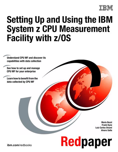 IBM System Z CPU Measurement Facility With Z OS Setup