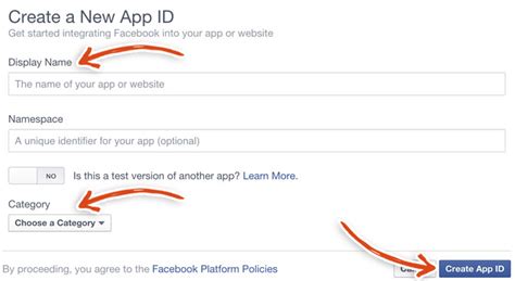 Facebook Create A New App Id WPLauncher