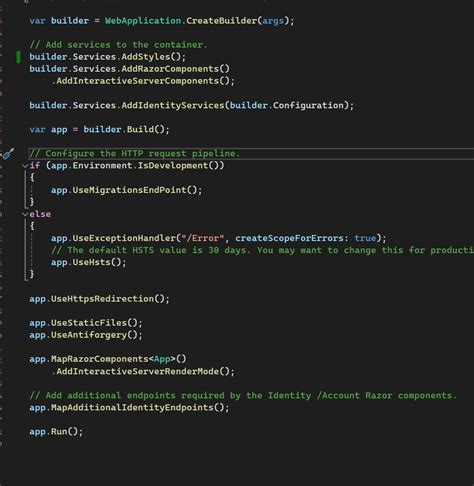 blazor layout not interactive c