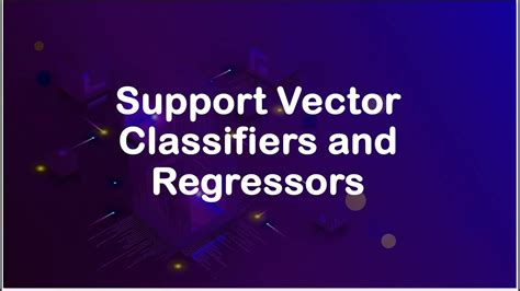 Support Vector Classifiers And Regressors And Margin Theory And Implementation Sklearn Svm Svc