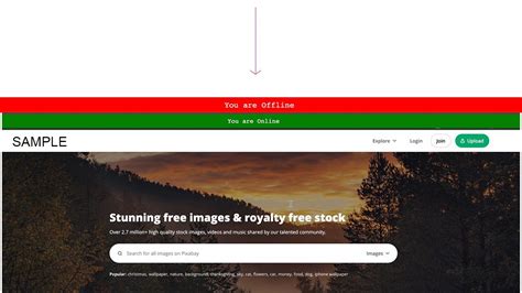 Connection Status With Javascript In A Simple Way Youtube