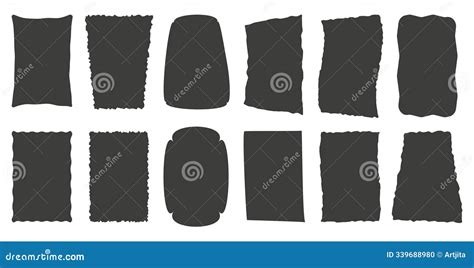 Squiggle Story Frames With Zigzag And Wavy Edges Retro Scallop Frames And Psychedelic