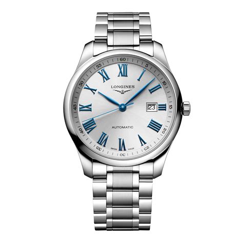 Longines Master Collection 오토매틱 스테인리스 스틸 실버 다이얼과 브레이슬릿 Longines Kr