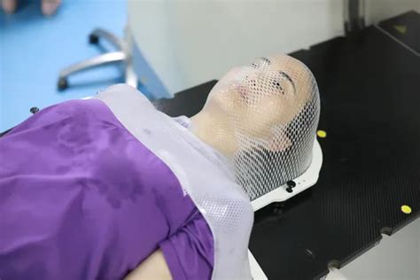 Thermoplastic Radiotherapy Mask For Cancer Therapy Radiation