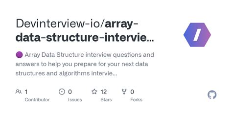 github devinterview io array data structure interview questions 🟣