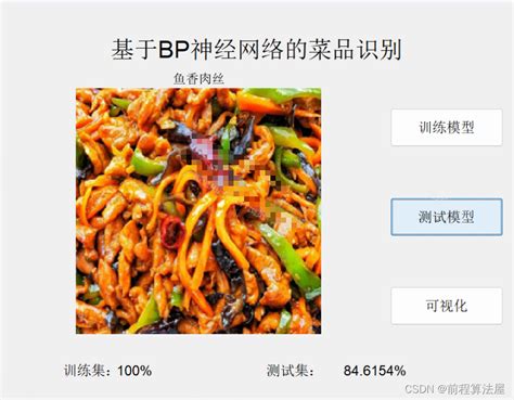 图像识别算法 Matlab基于bp神经网络的菜品识别算法 Csdn博客