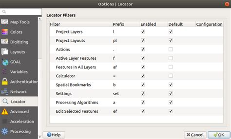 QGIS Configuration QGIS Documentation Documentation