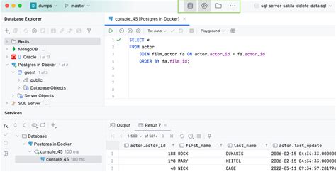 DataGrip 2023 2 New UI With Toolbar Icons In The Header AI Assistant