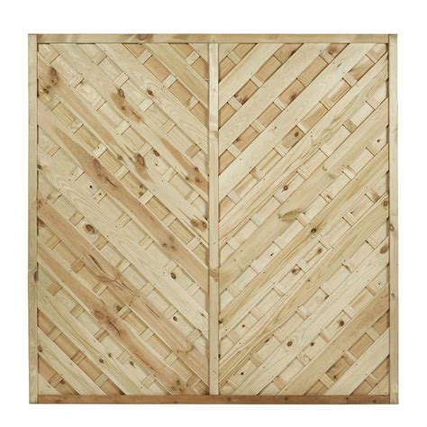 V Panel With Flat Top At Thornton Fencing In Huddersfield Uk