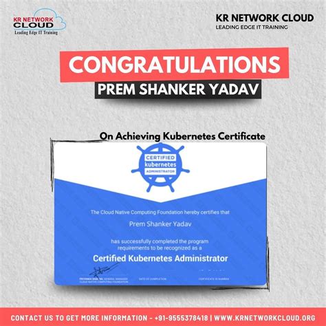 Kr Network Cloud Technologies On Linkedin Certification Training