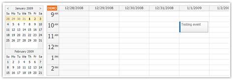 Tutorials Daypilot For Aspnet Webforms Calendar Scheduler And